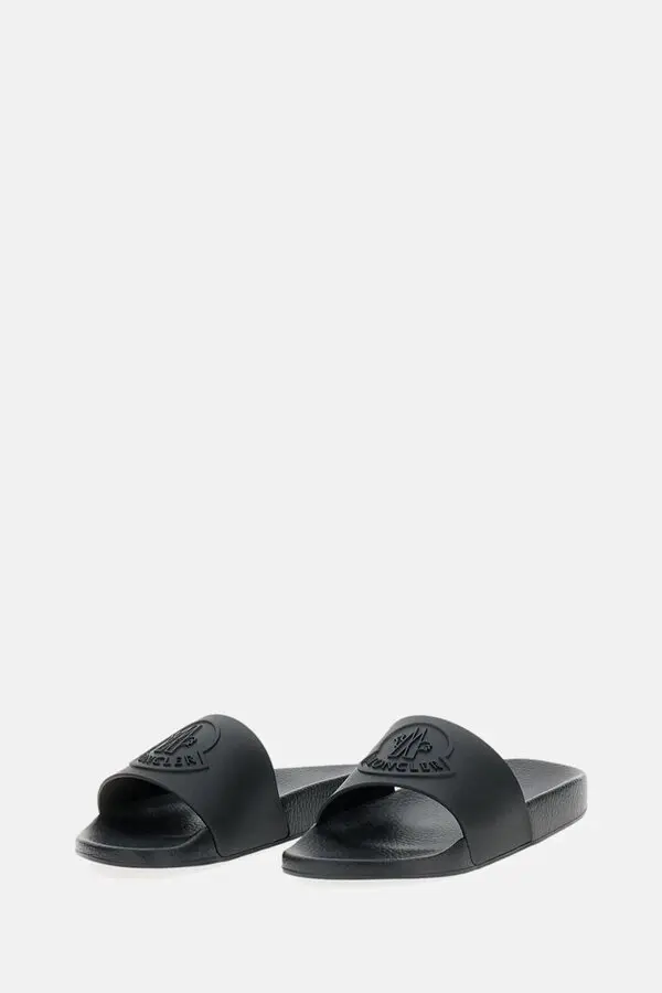 Moncler Basile Slides - Black