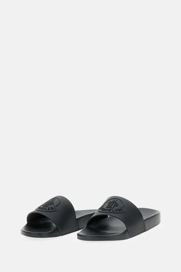 Moncler Basile Slides - Black