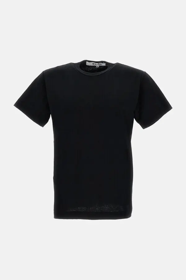 Play Comme Des Garcon Red Heart T-shirt - Black