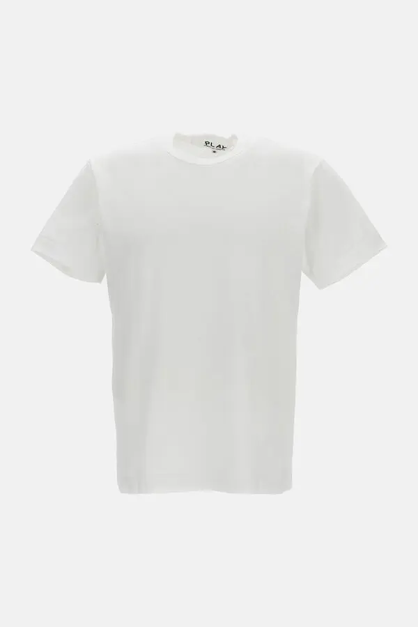 Play Comme Des Garcon Red Heart T-shirt - White
