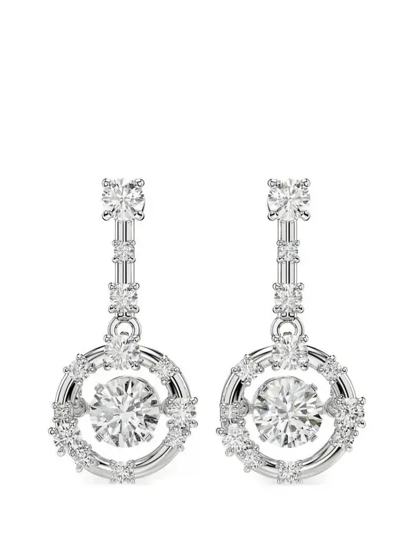 SWAROVSKI Constella Crystal-embellished Drop Earrings - Silver