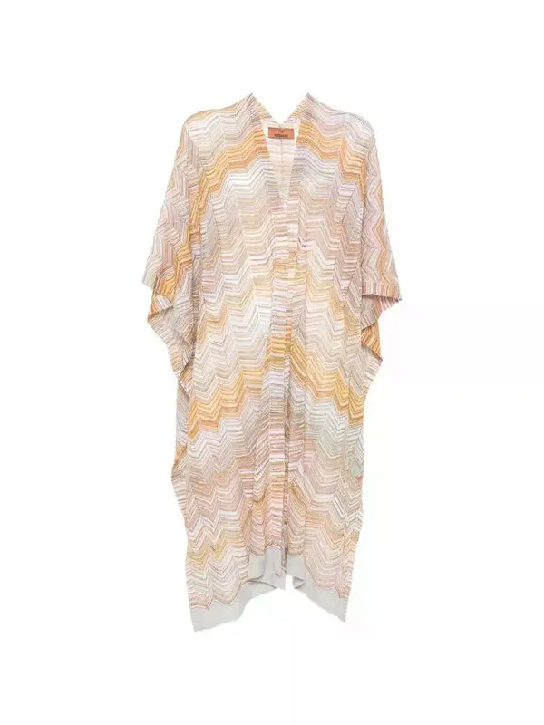 Missoni Chevron-pattern Scarf - Neutrals
