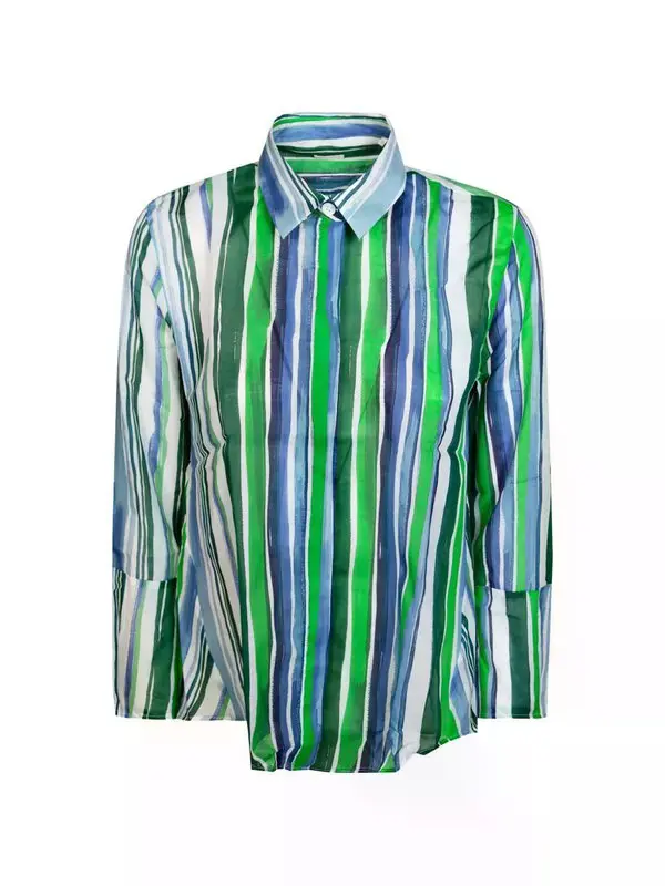 ROBERT FRIEDMAN Striped Long-sleeve Shirt