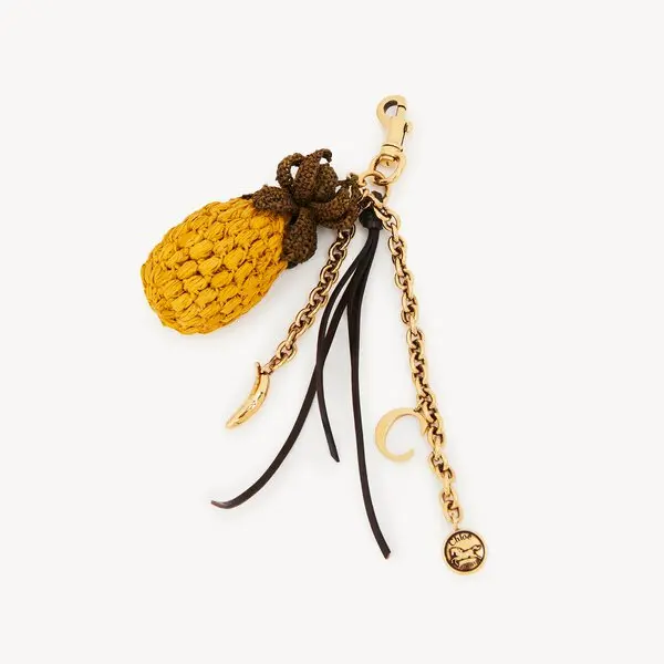 Chloé Pineapple Bag Charm - Sunset Yellow