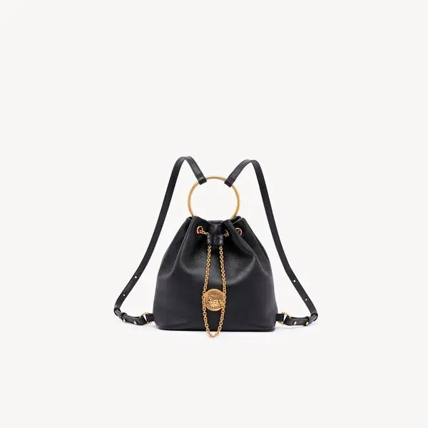 Chloé Small Bracelet Backpack - Black