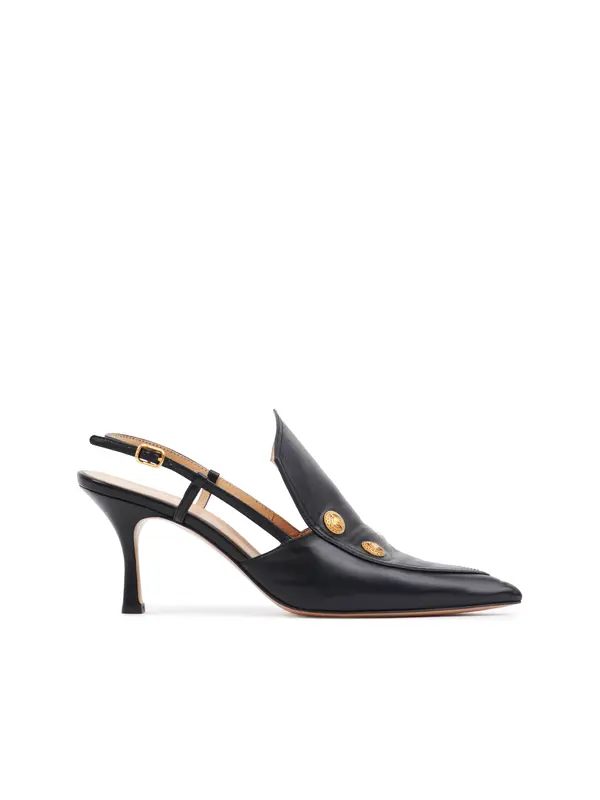 Chloé Agnes Slingback Pumps - Black