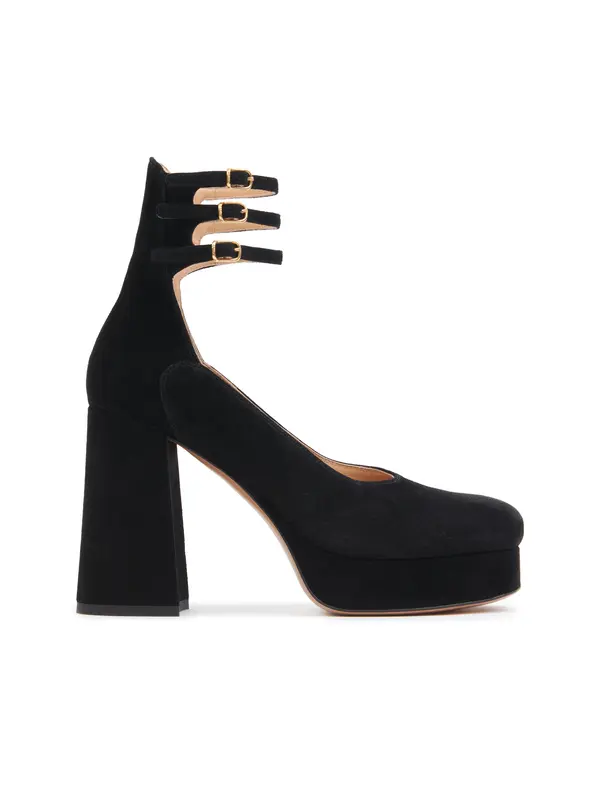Chloé Loti Platform Pumps - Black