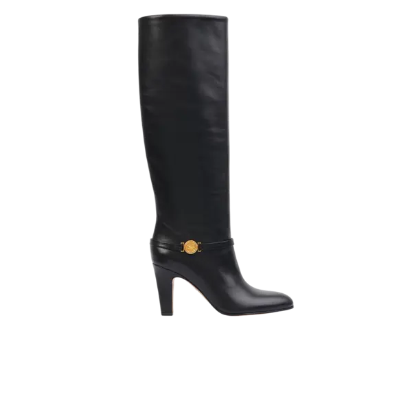 Chloé Eve Heeled Boot - Black
