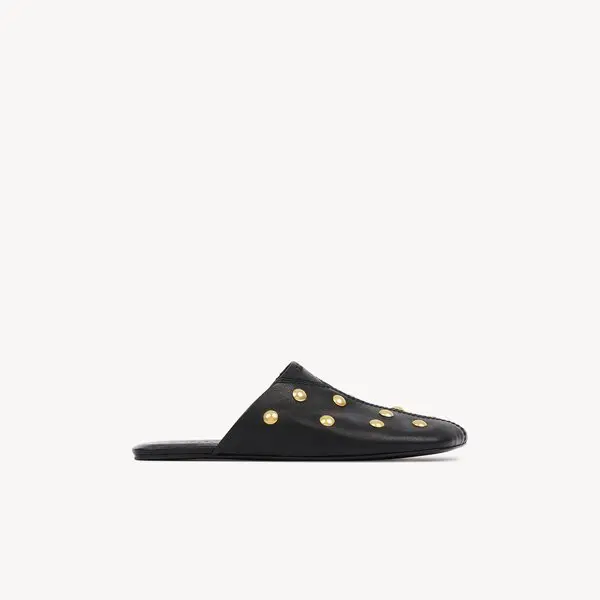 Chloé Rita Studded Mule - Black