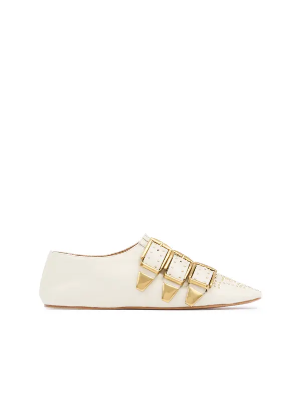 Chloé Susanna Flat - Eggshell