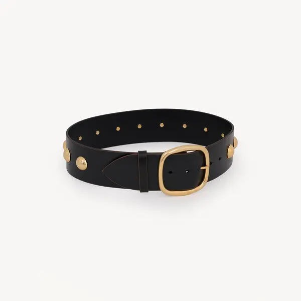 Chloé Midnight Belt - Gold And Black