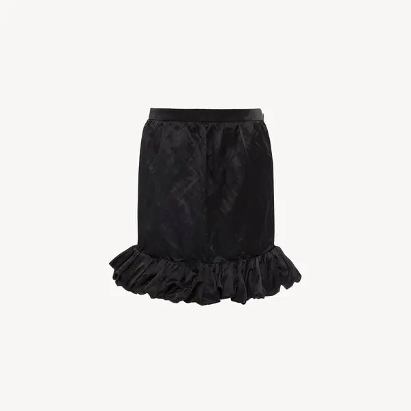 Chloé Mini Skirt With Ruffle Hem