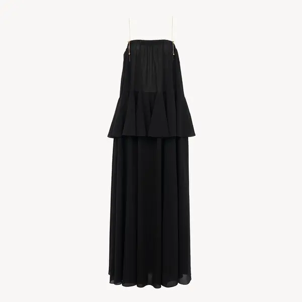 Chloé Sleeveless Maxi Dress - Black