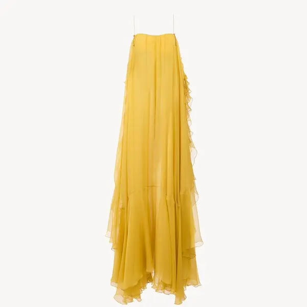 Chloé Sleeveless Long Dress - Mustard