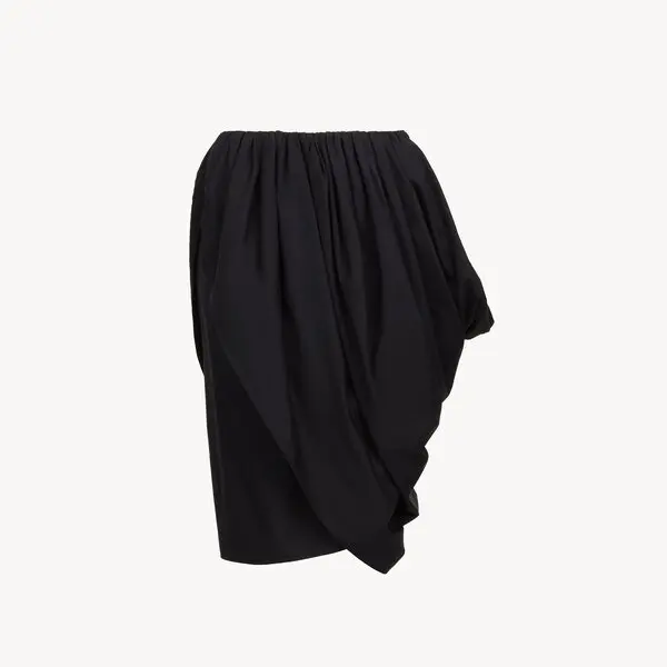Chloé Knee-length Wrap Skirt - Black