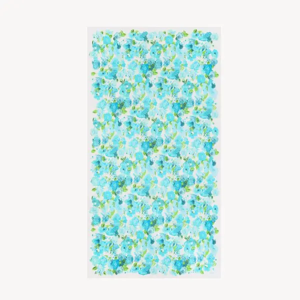 Chloé The Wild Flowers Pareo In Voile - White - Blue