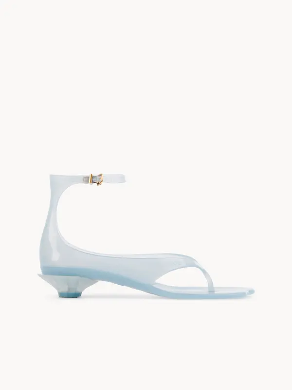 Chloé Heeled Jelly Sandals - Spearmint