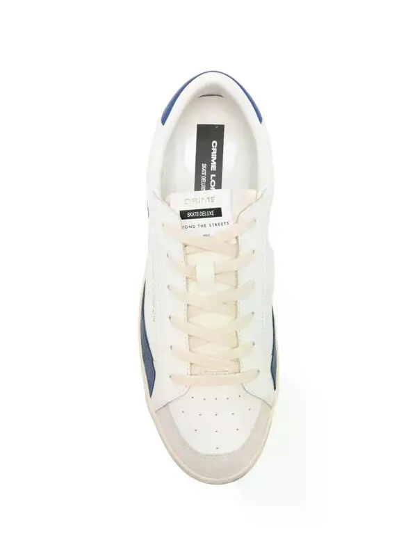 CRIME LONDON Sk8 Deluxe Panelled Low-top Sneakers
