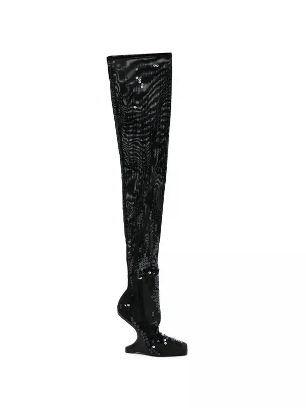 Rick Owens Sequin Embellished Boots