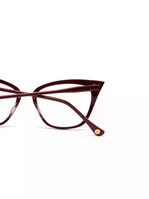 Dita Rebella Cat-eye Glasses - Red