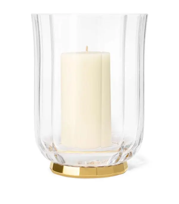 Aerin Crystal Delmara Candle Holder - Clear