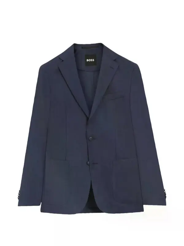 BOSS Button-fastening Blazer - Blue