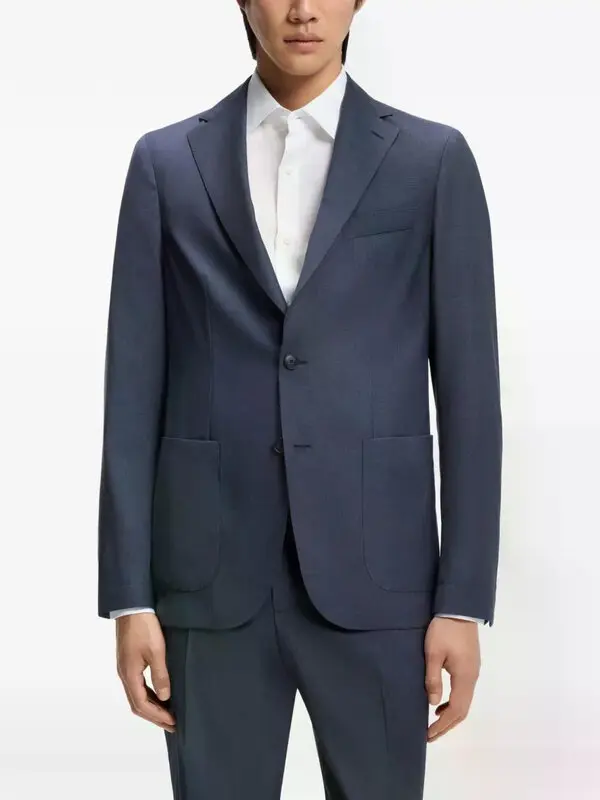 BOSS Button-fastening Blazer - Blue