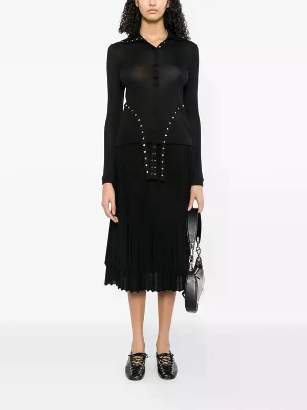 JNBY Textured Midi Skirt