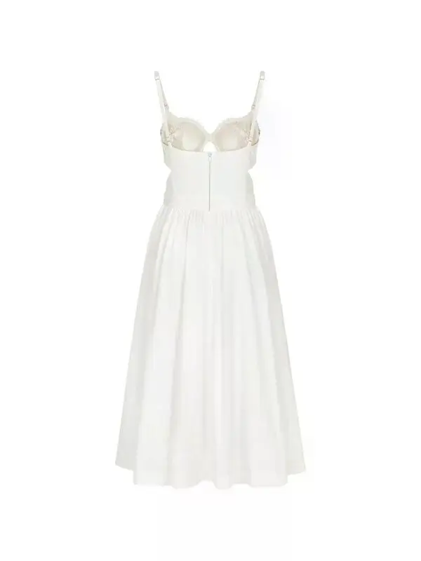 PatBO Beaded Cutout Dress