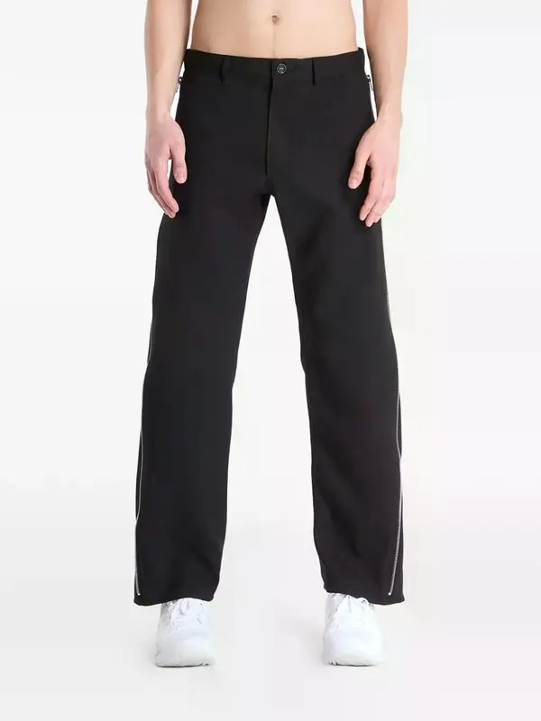 Comme Des Garçons Side-zip Trousers - Black