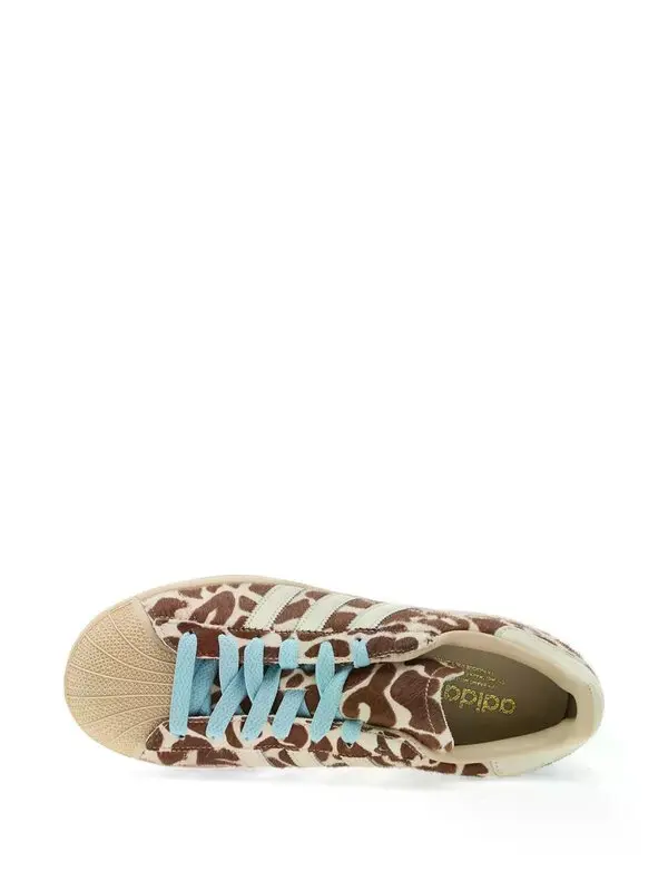 Adidas Superstar Ii Animal-print Sneakers