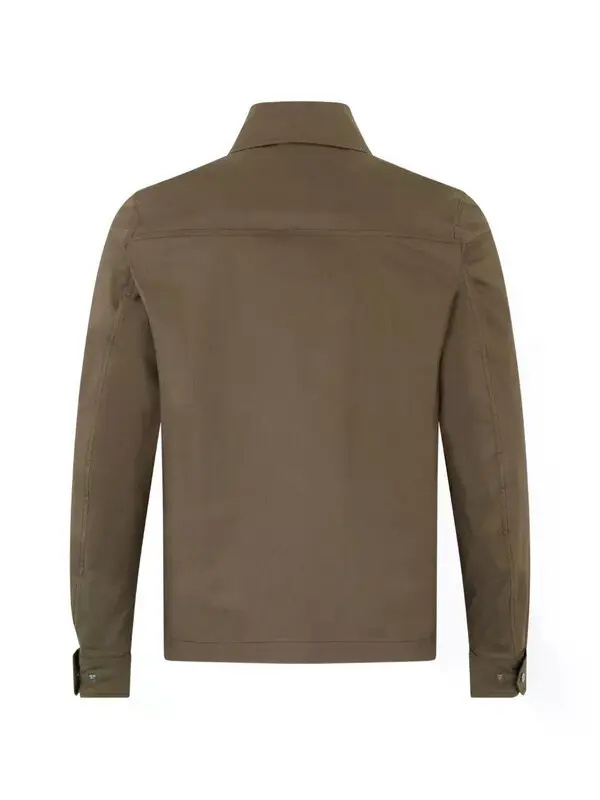 Herno Button-front Shirt Jacket - Brown