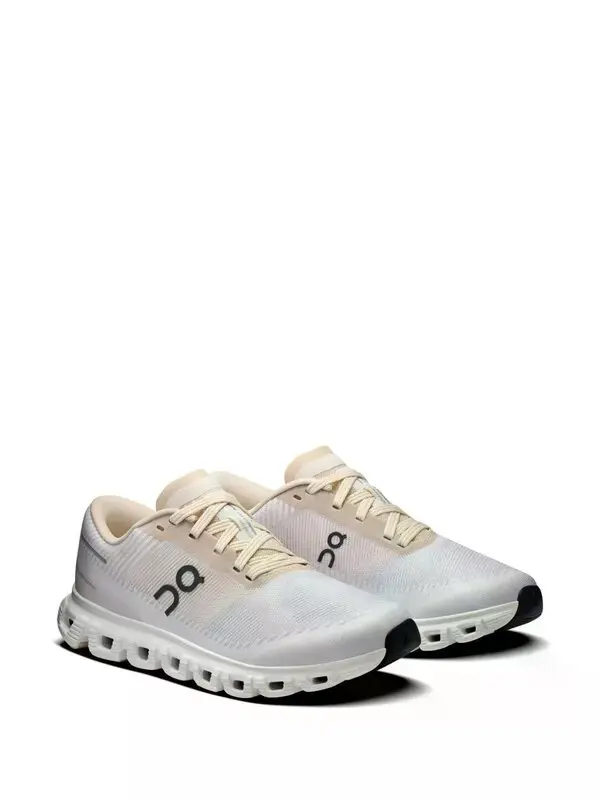 On Lace-up Running Sneakers - White