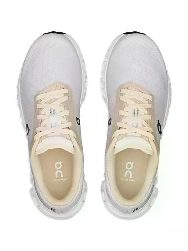 On Lace-up Running Sneakers - White