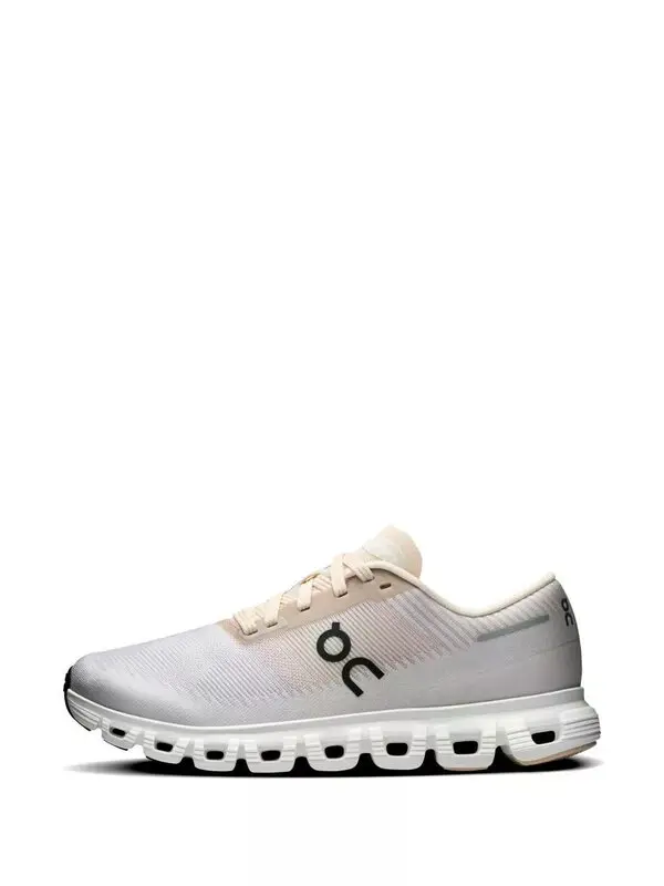 On Lace-up Running Sneakers - White