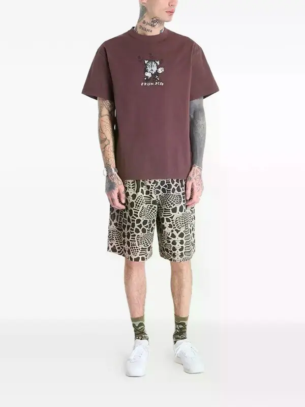 BRAIN DEAD Time Is Nigh Graphic-print T-shirt