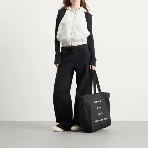 Rick Owens Temple Of Love Tote Bag - Black