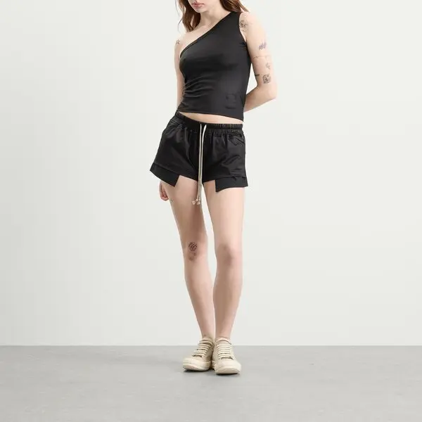 Rick Owens Sleeveless Coated Ziggy T-shirt - Black
