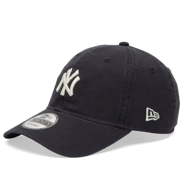 New Era New York Yankees Washed Script 9twenty Cap - Navy