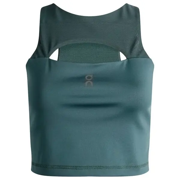On Train Volt Cropped Top - Obsidian