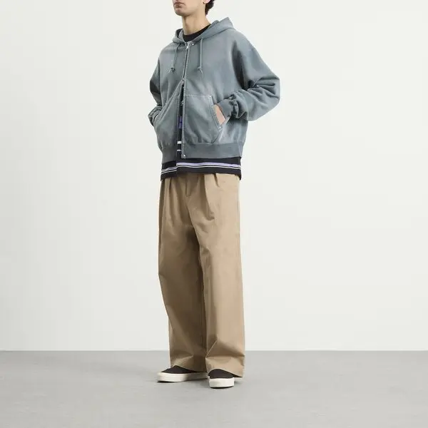 BEAMS Fade Rivet Zip Hoodie