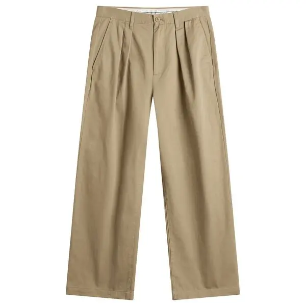 BEAMS New Wide Pleated Chino