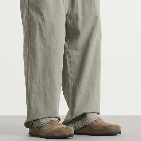 BIRKENSTOCK Boston Clog - Concrete Grey Suede/leather