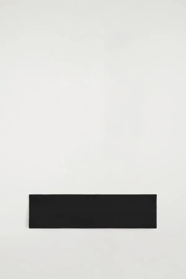 Cos Jersey Headband - Black