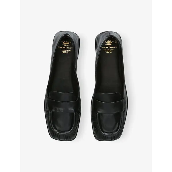 Officine Creative Clover Leather Loafers