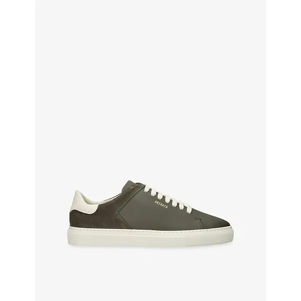 Axel Arigato Clean 90 Split Leather Trainers - Khaki