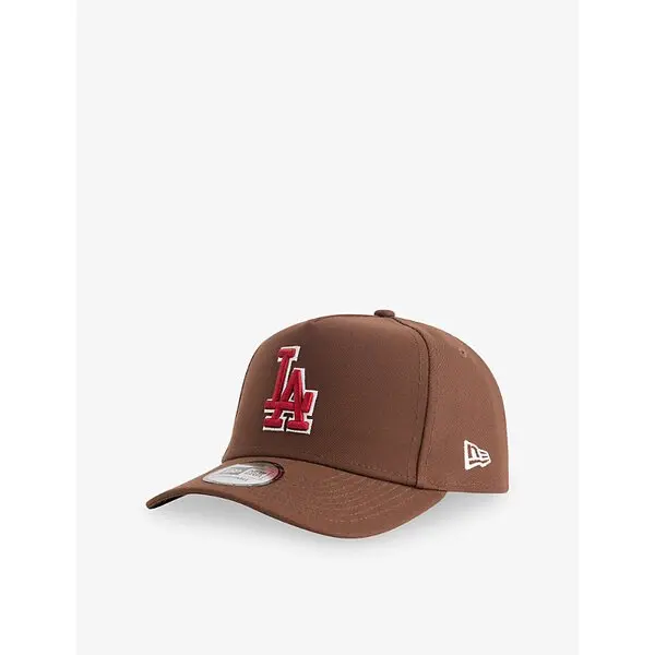 New Era 9forty E-frame Outline Los Angeles Dodgers Baseball Cap - Brown