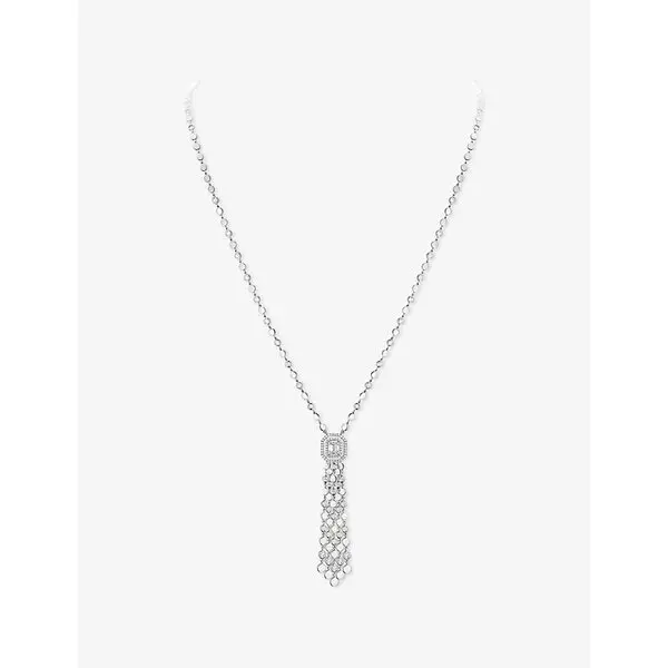 Messika Vibes Pompom 18ct Gold And 1.66ct Diamond Necklace - White