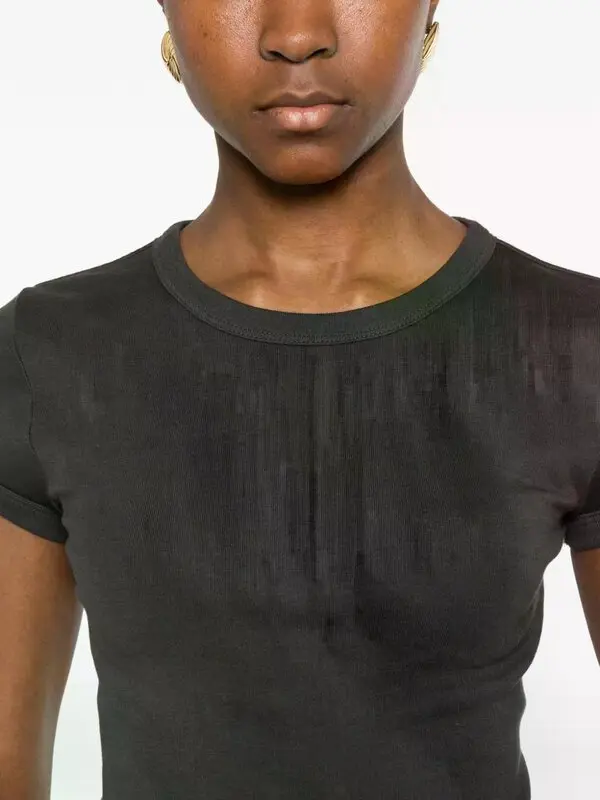Enza Costa Supima Baby Cropped T-shirt