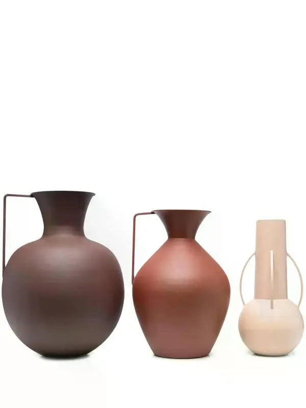 POLSPOTTEN Roman Vase Set - Brown